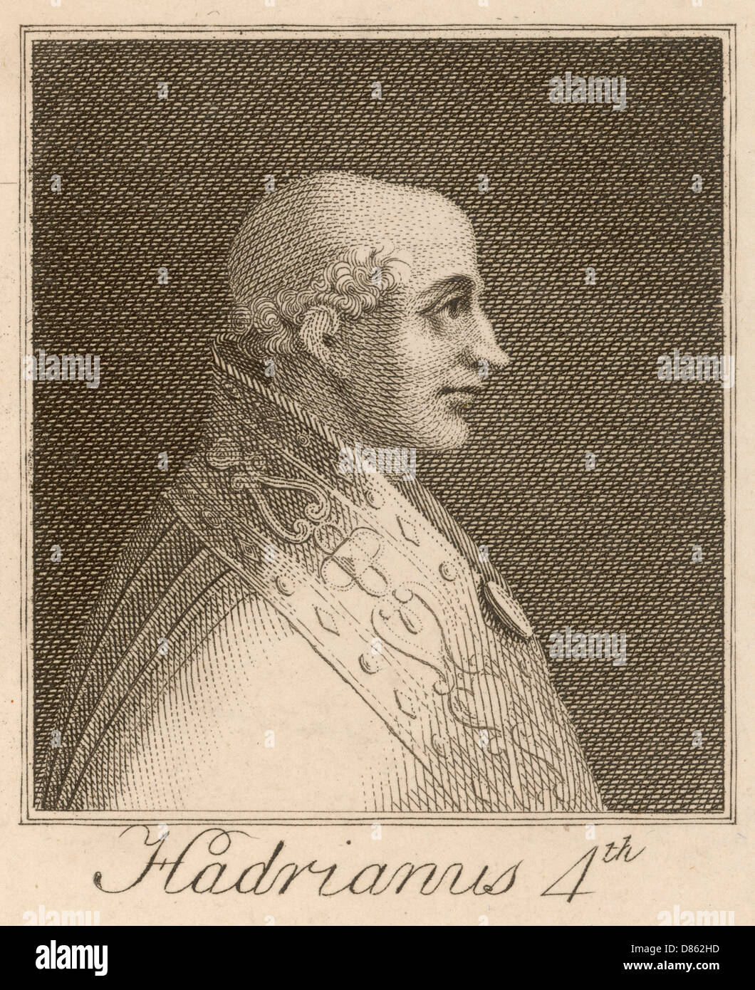 Pope Hadrianus IV Stock Photo - Alamy