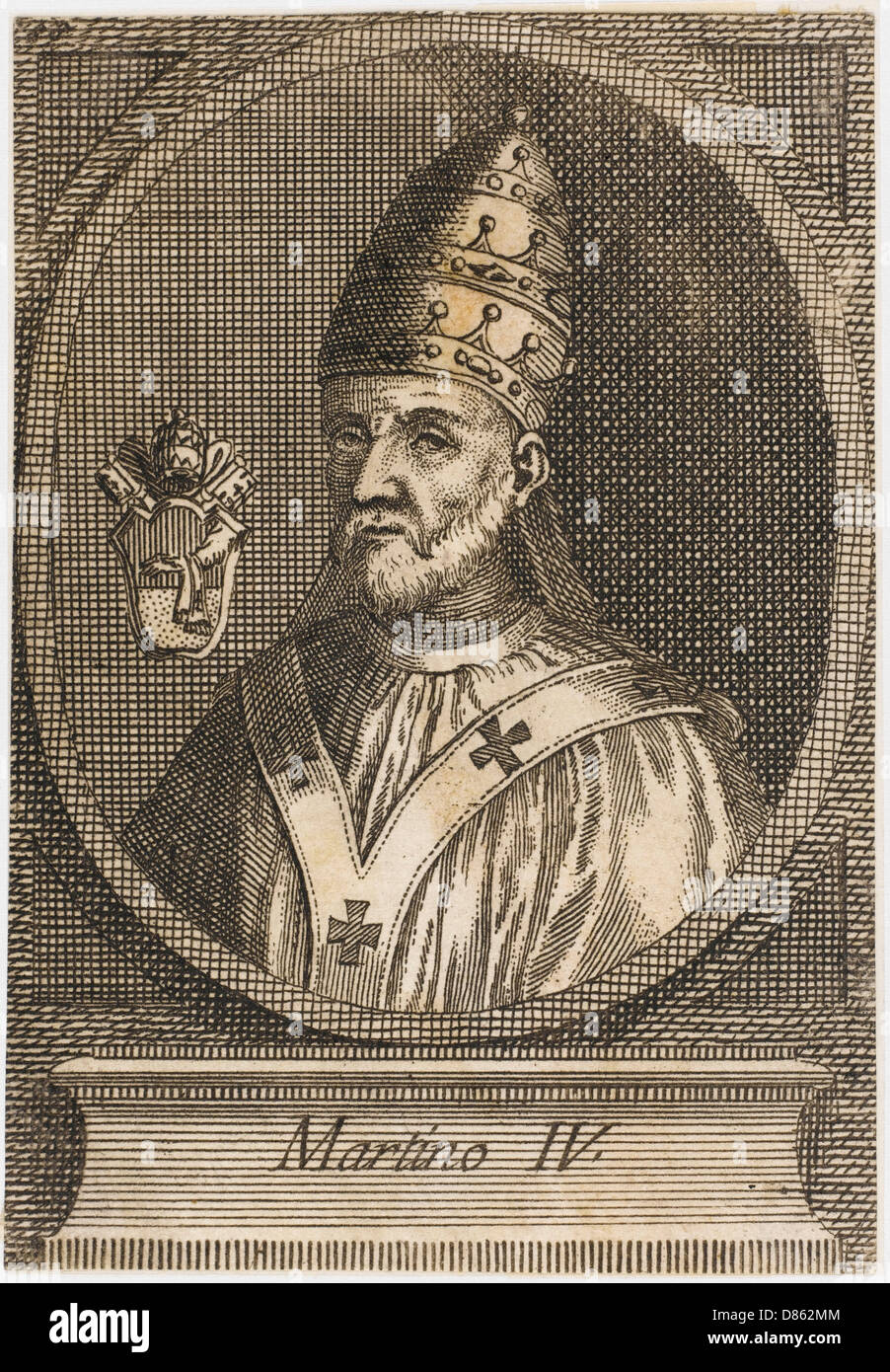 Pope Martinus IV Stock Photo - Alamy