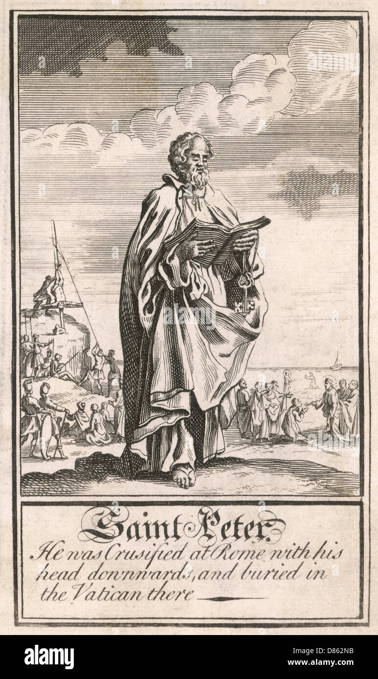 Saint Peter and crucifixion Stock Photo - Alamy