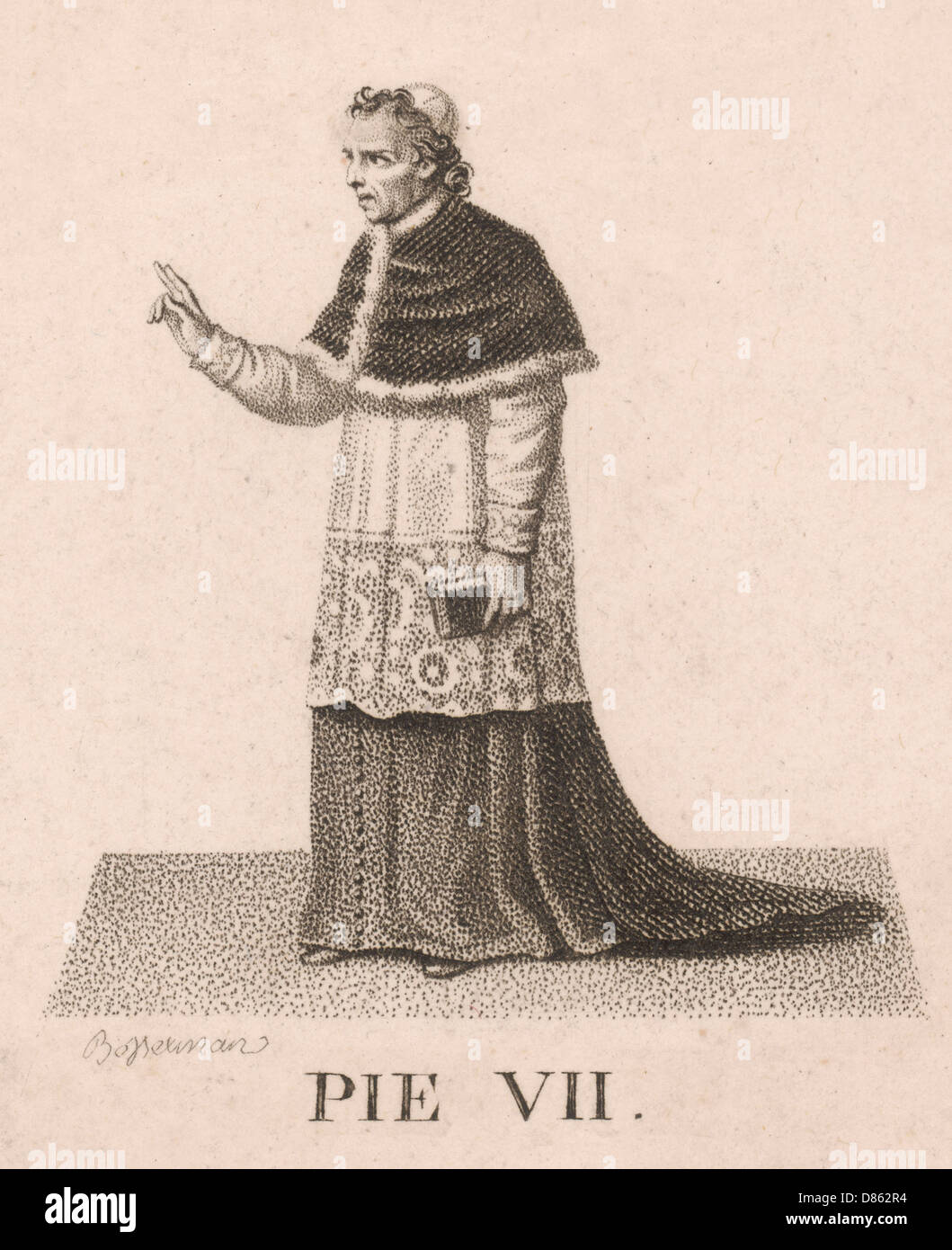 Pope Pius VII Stock Photo - Alamy