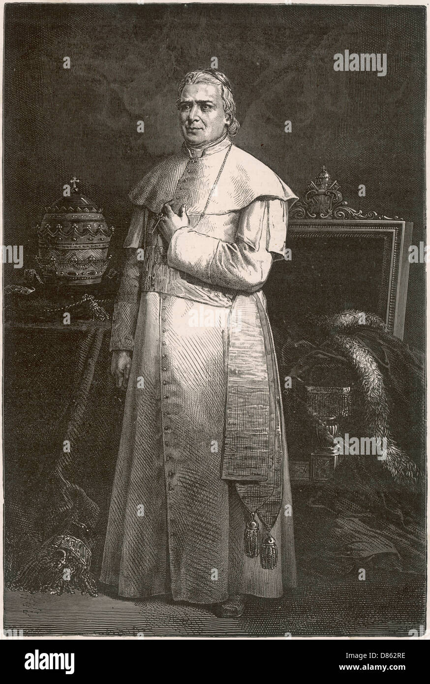 Pope Pius IX Stock Photo - Alamy