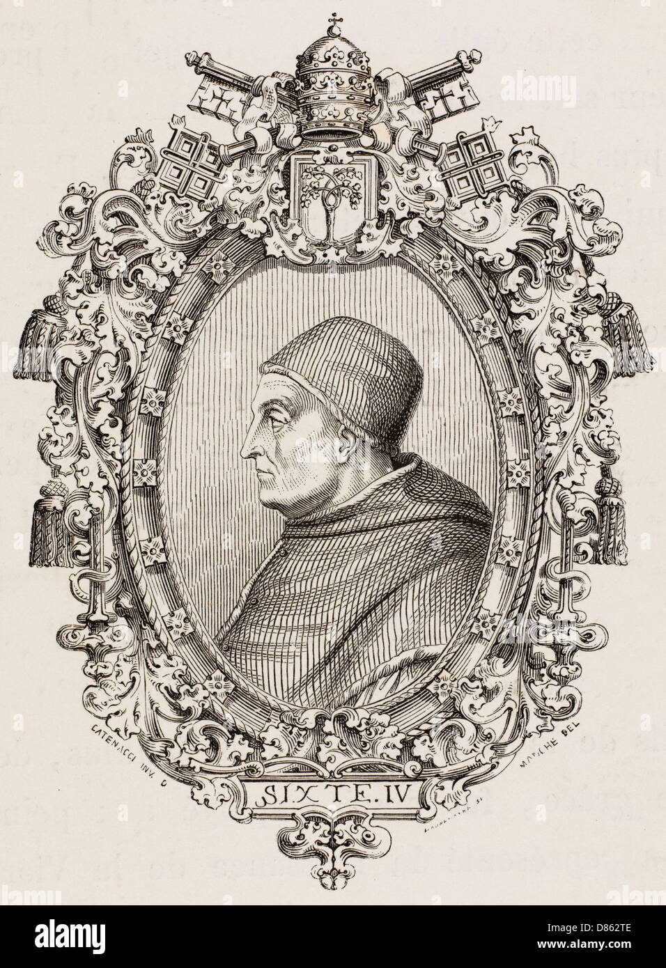 Pope Sixtus IV Stock Photo - Alamy