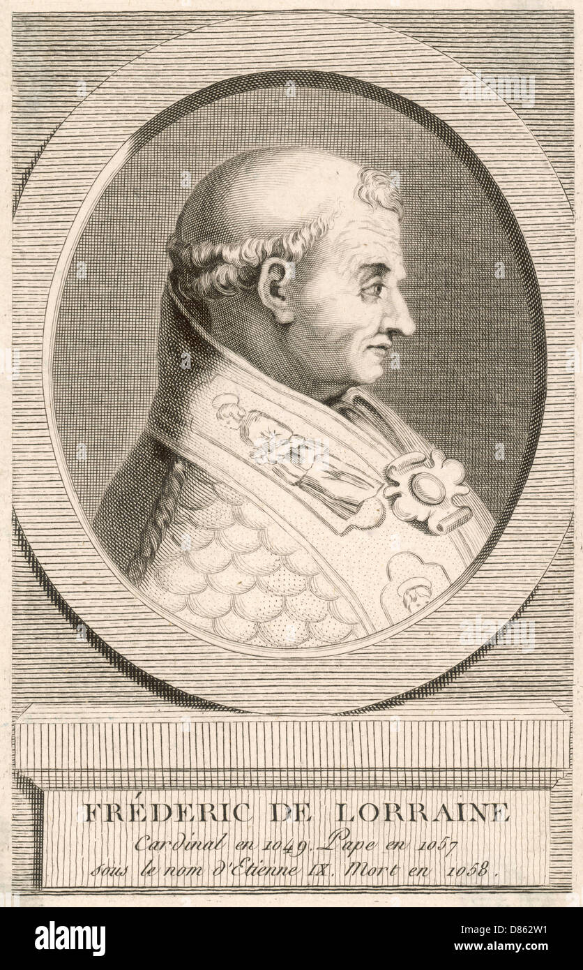 Pope Stephanus IX Stock Photo - Alamy