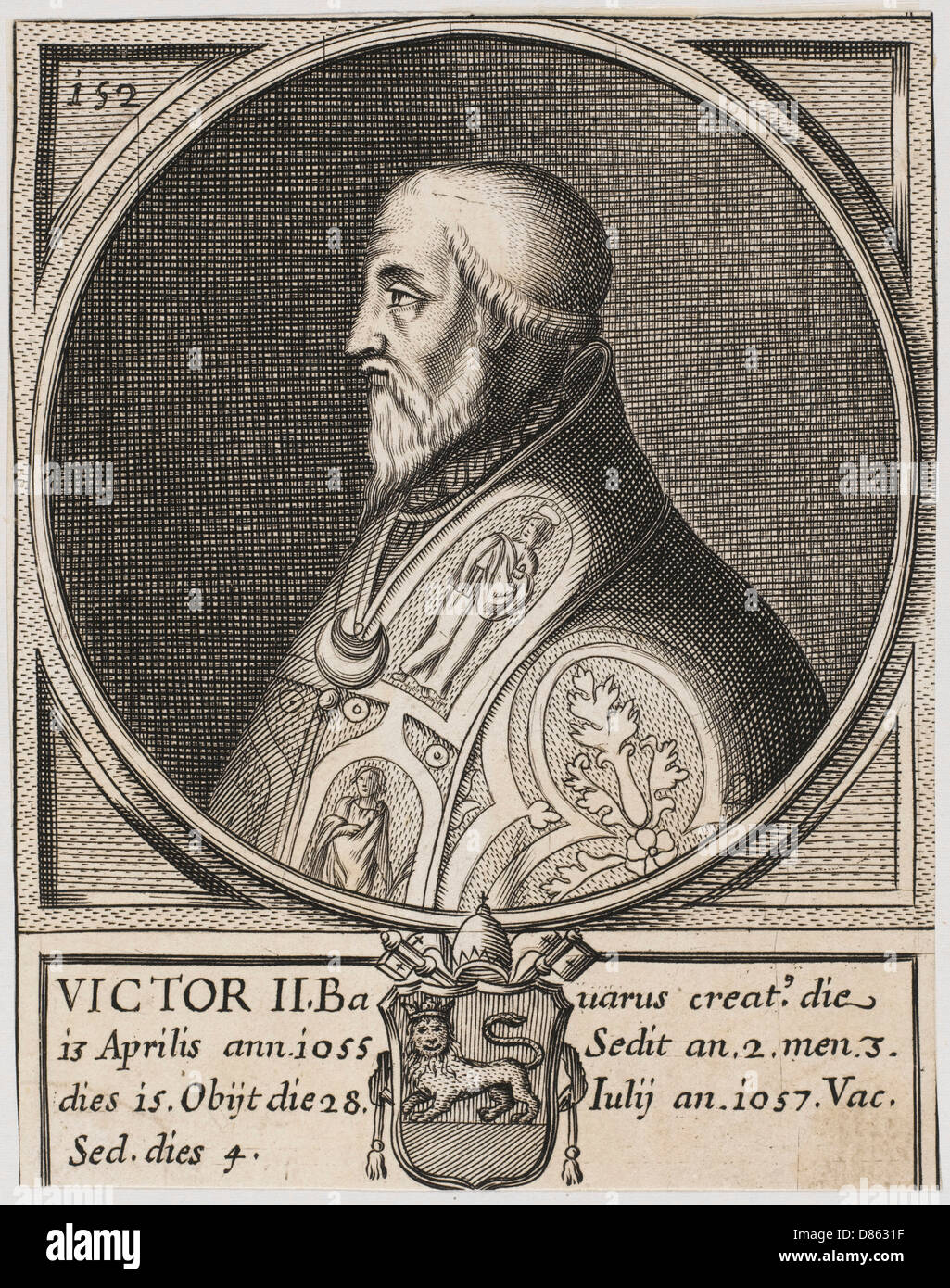 Pope Victor II Stock Photo - Alamy