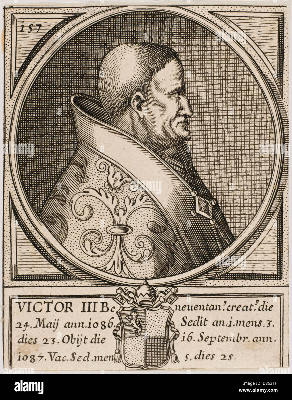 Pope Victor III Stock Photo - Alamy