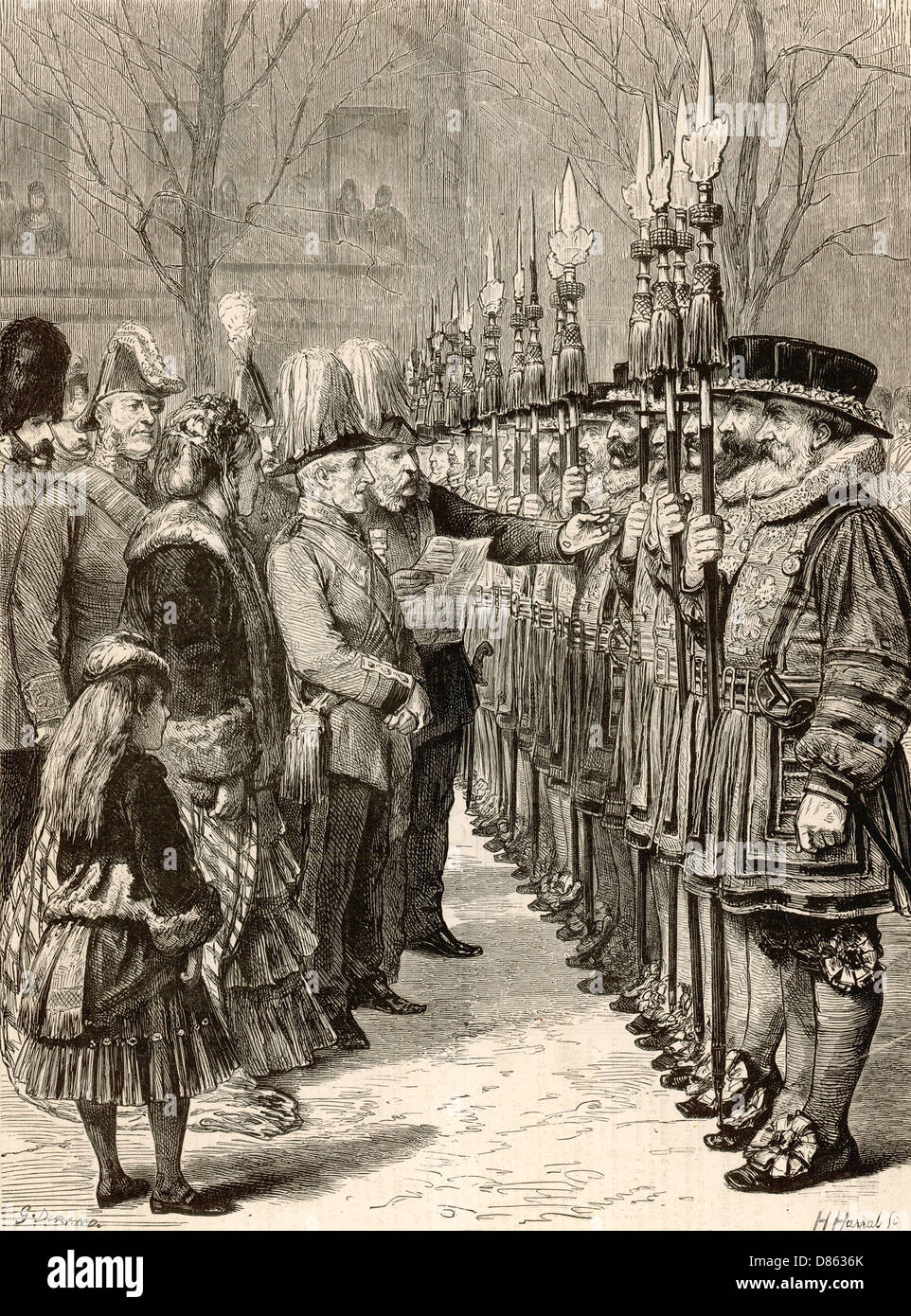 Beefeaters at the Tower of London Stock Photo - Alamy