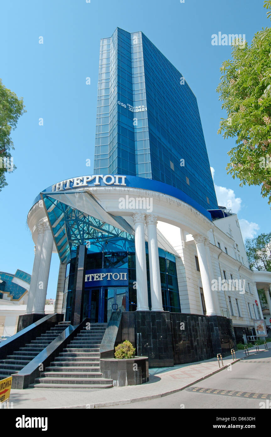 The architecture of the city Yalta, Crimea, Ukraine, Eastern Europe ...