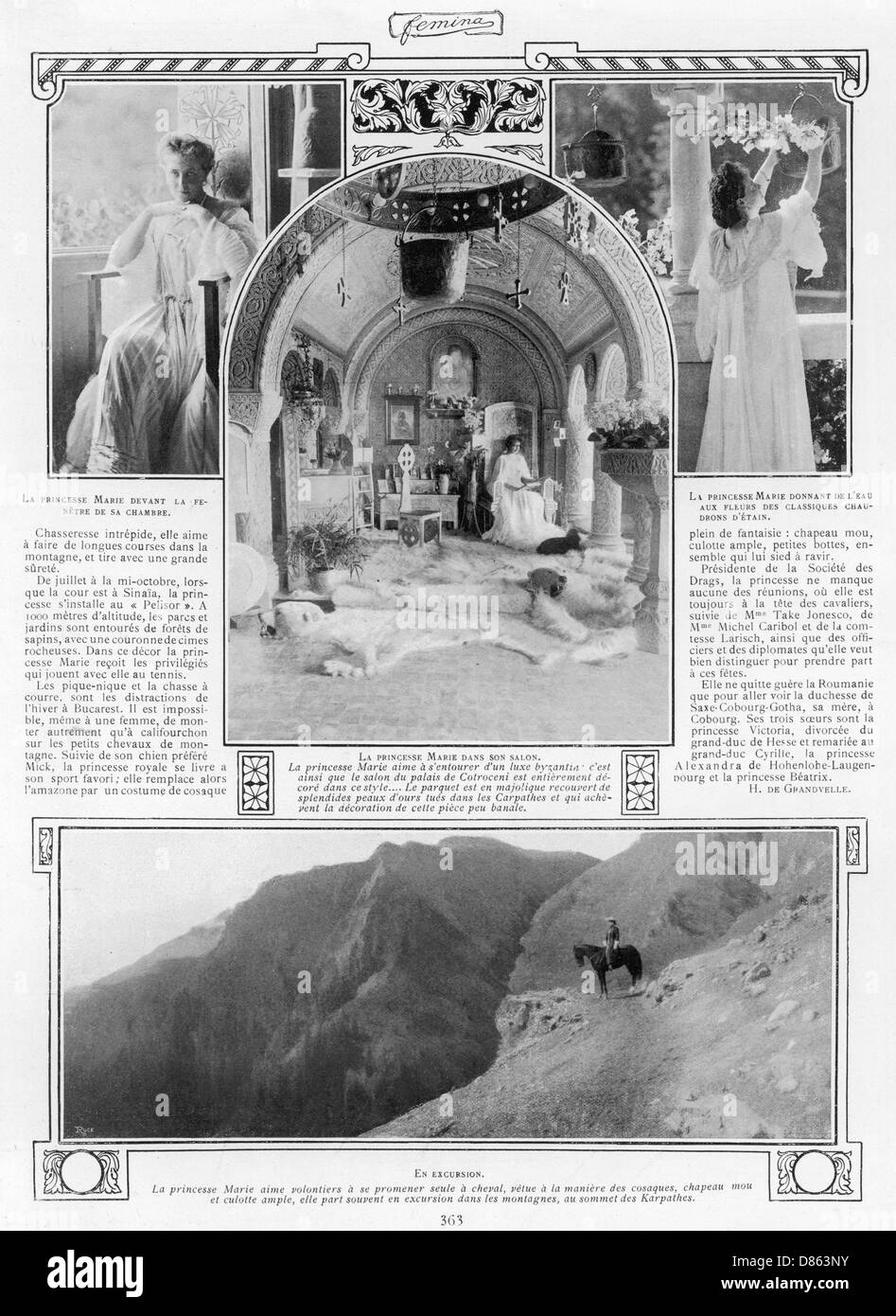 Princess Marie of Romania Stock Photo - Alamy