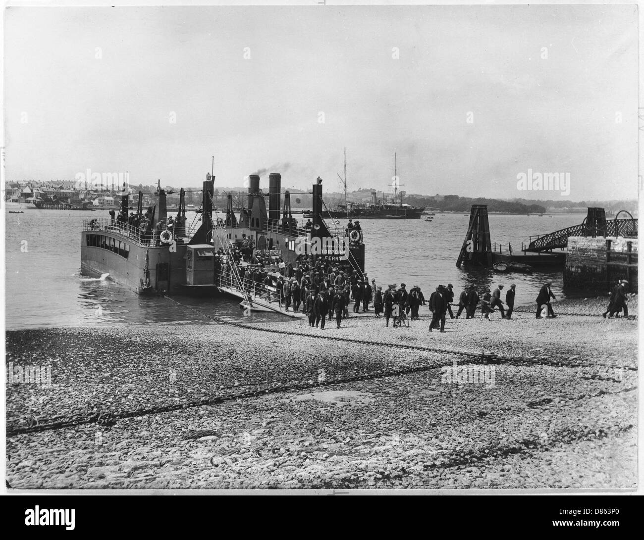 Devon ferry Black and White Stock Photos & Images - Alamy