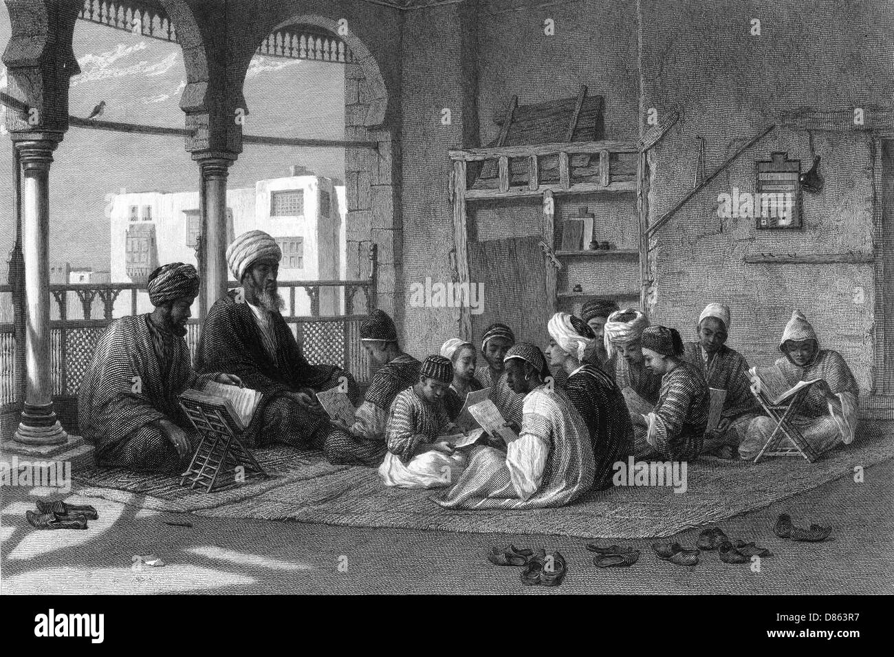 School of Sultan Hassan in Turkey Stock Photo - Alamy