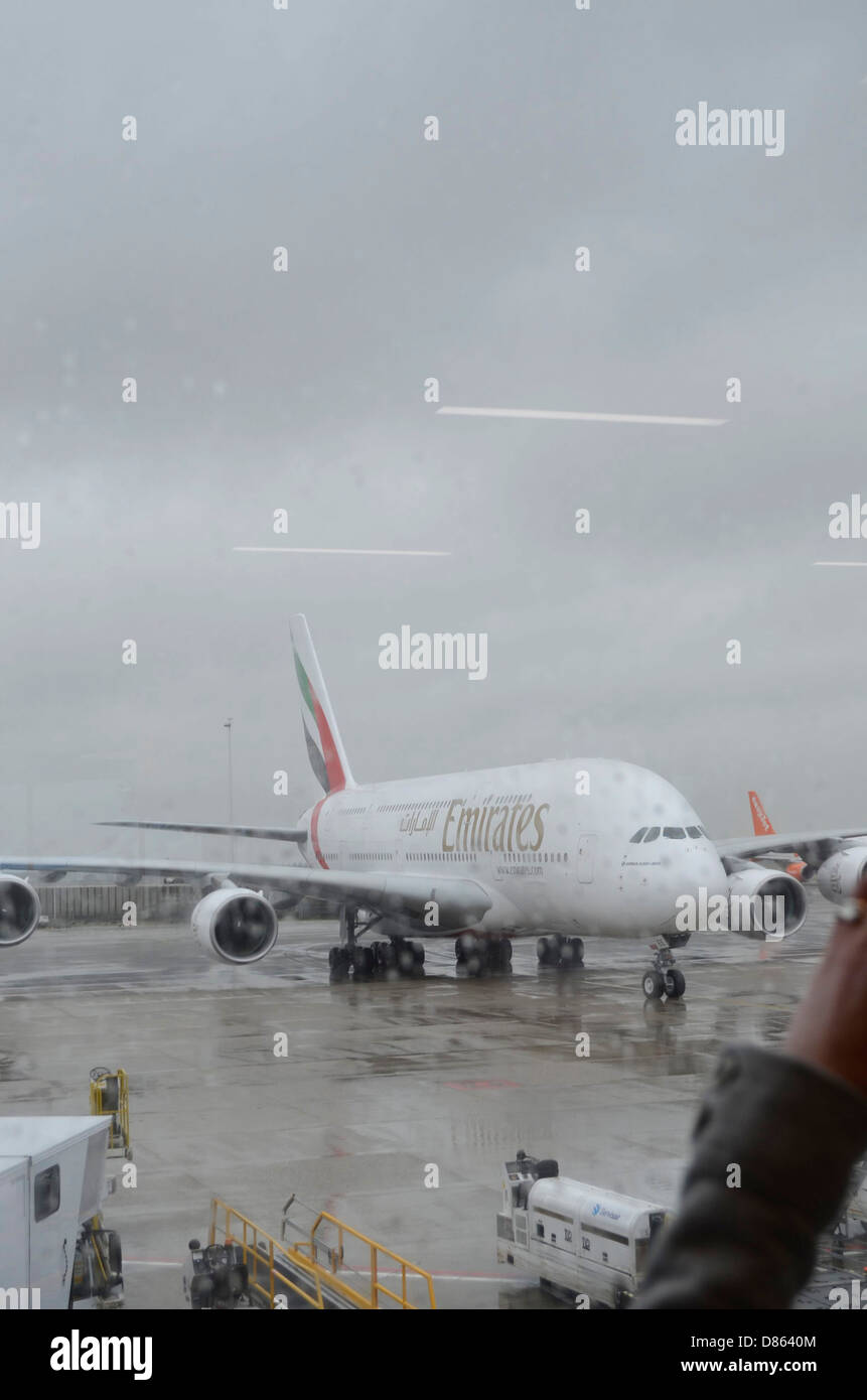 Emirates Airbus 380 Stock Photo - Alamy