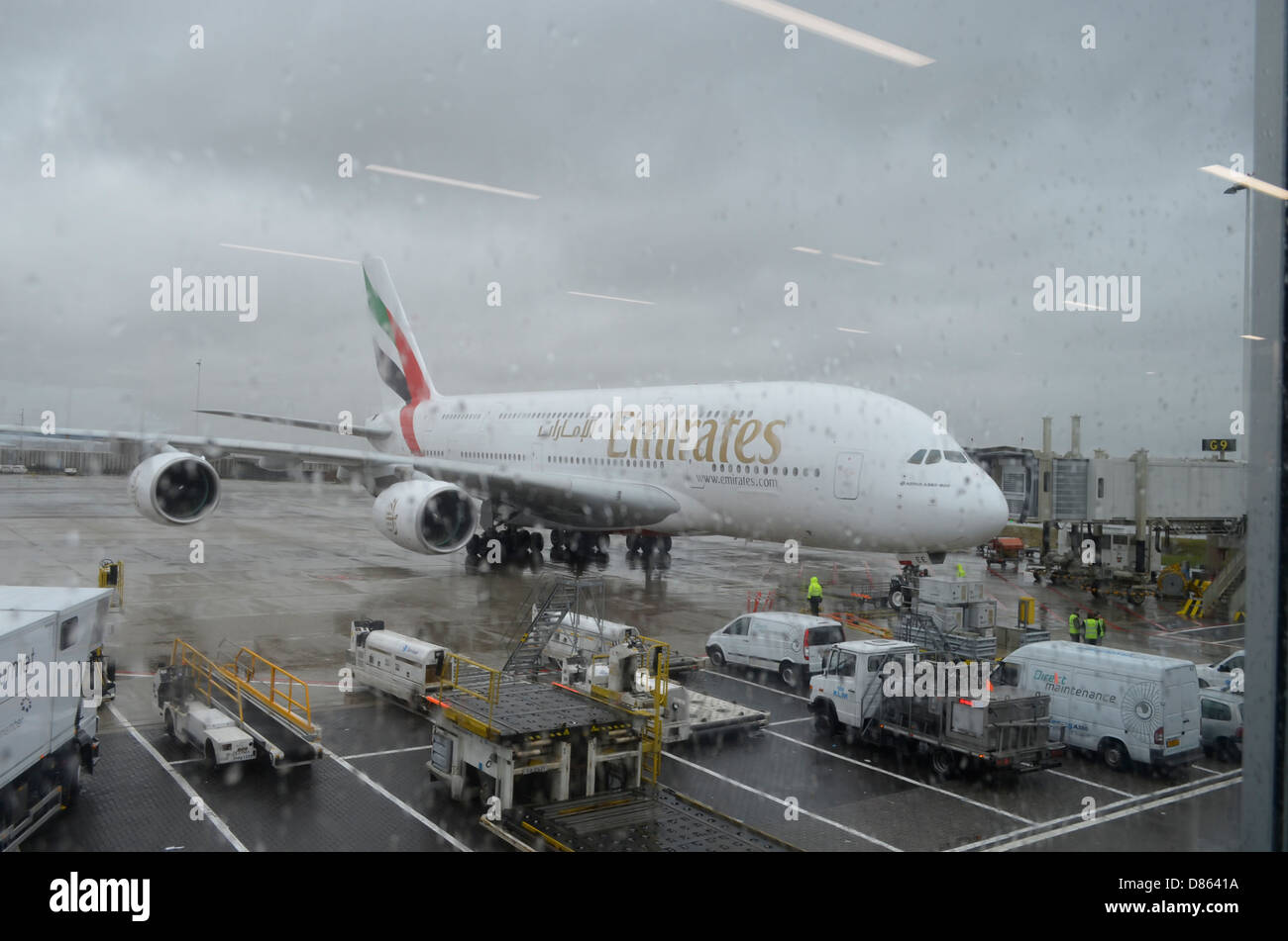 Emirates Airbus 380 Stock Photo - Alamy