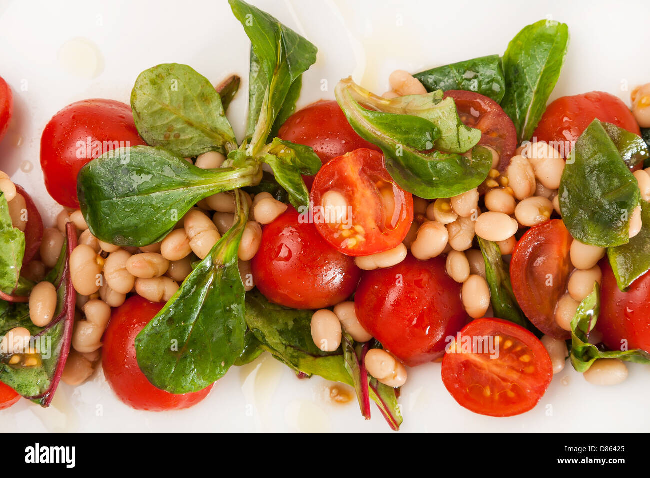 Closeup salad from colored hi-res stock photography and images - Alamy
