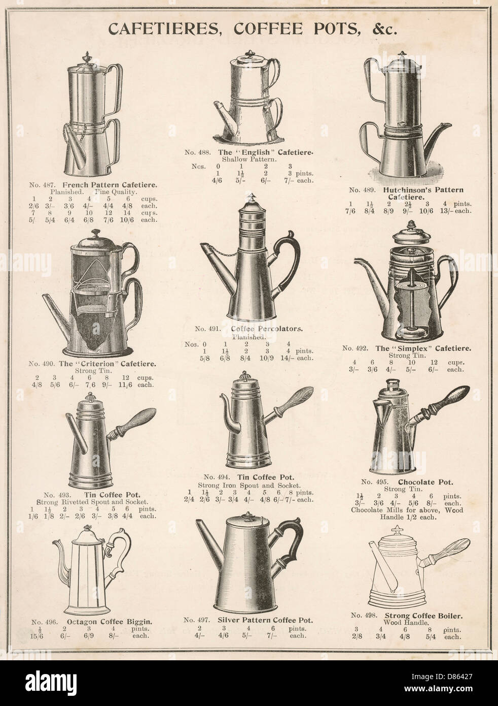 Coffee pots hi-res stock photography and images - Alamy