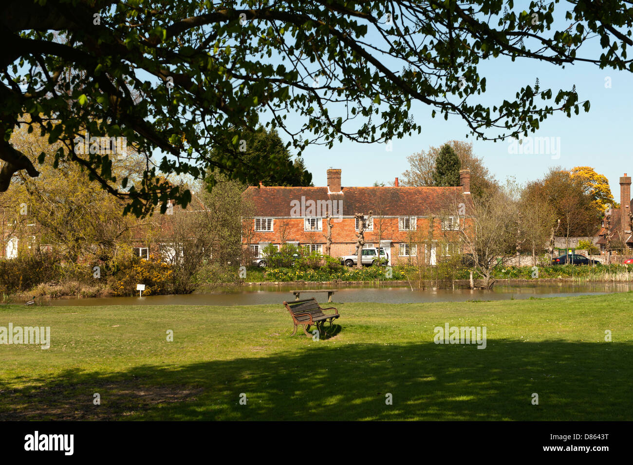 Matfield village green (the largest in Kent) UK Stock Photo - Alamy