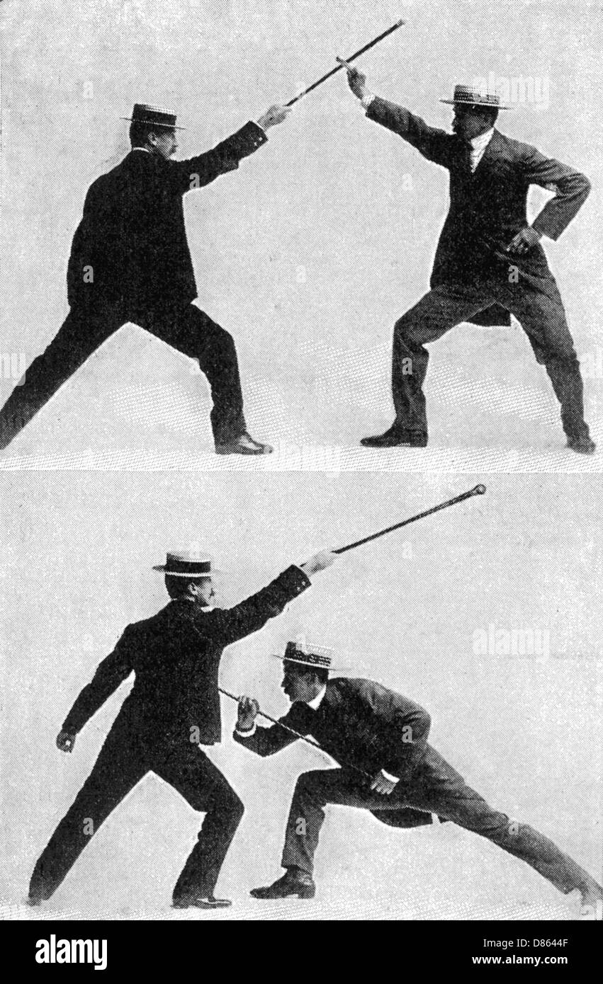 The Art Of Bartitsu Taller Man Stock Photo - Alamy