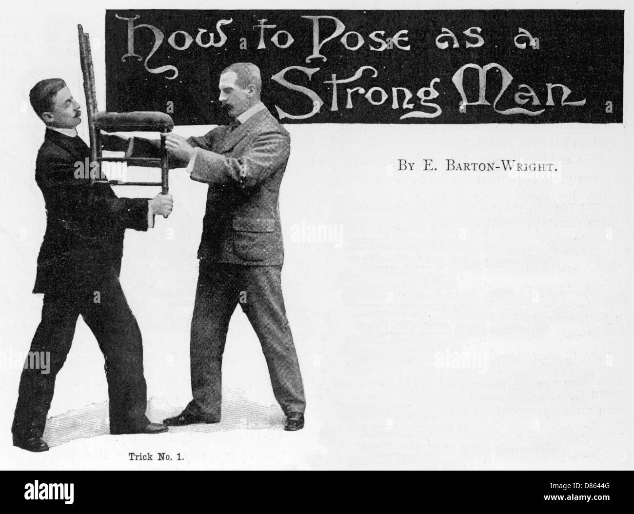 How to Pose as a Strong Man Stock Photo - Alamy