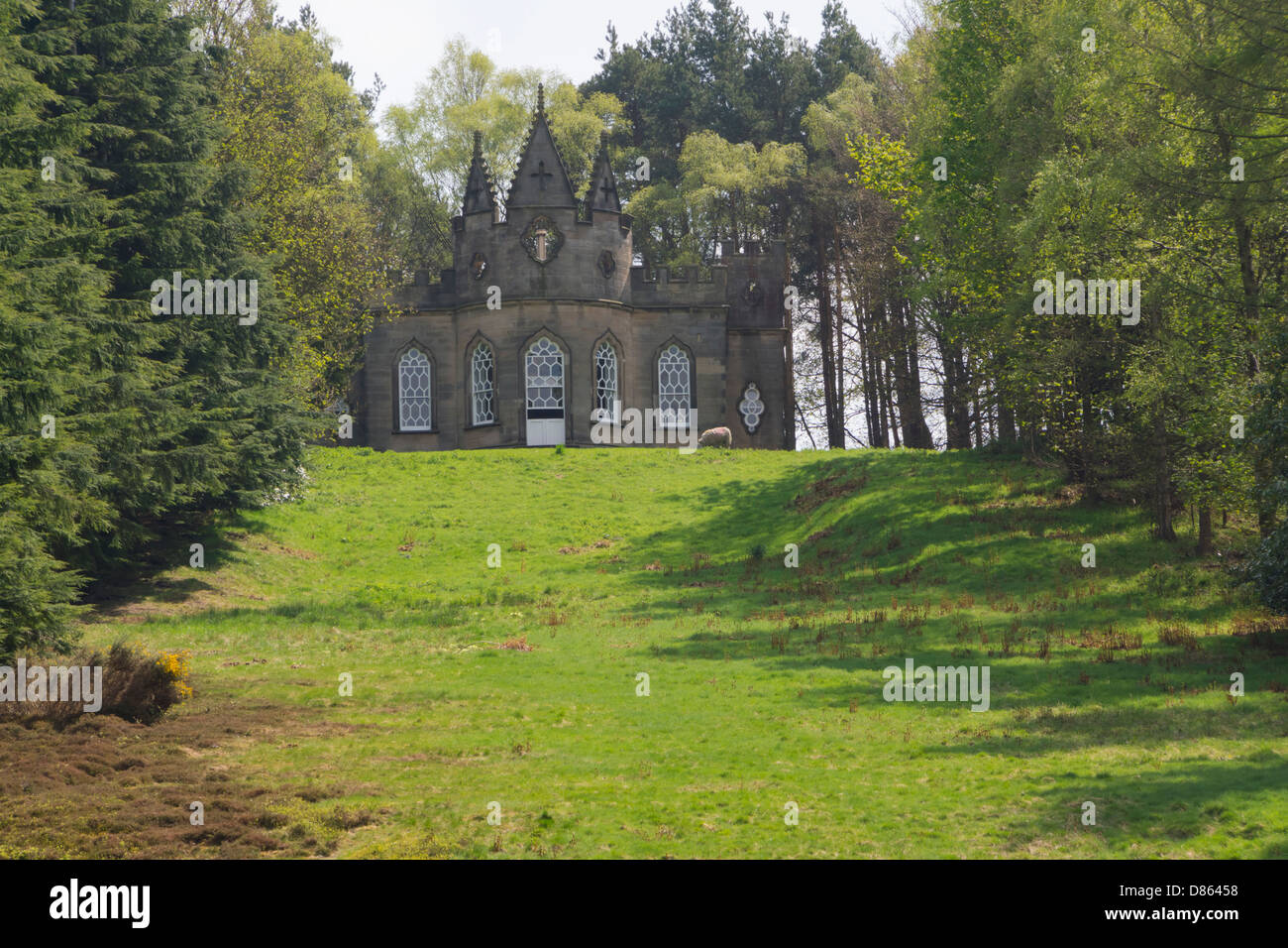 The Banqueting House at Gibside Hall in Northumberland. National Trust ...