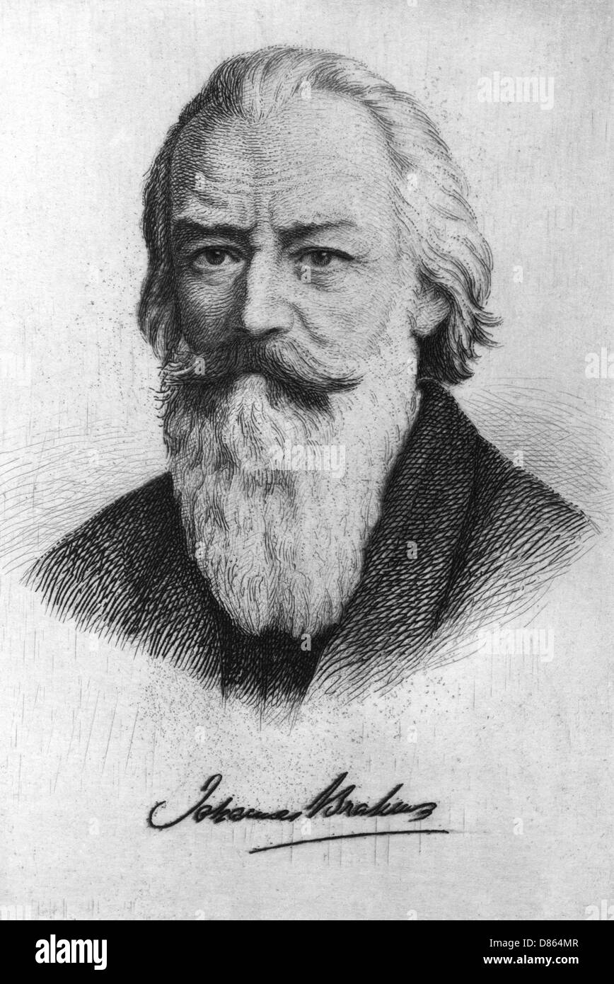 Johannes brahms Black and White Stock Photos & Images - Alamy