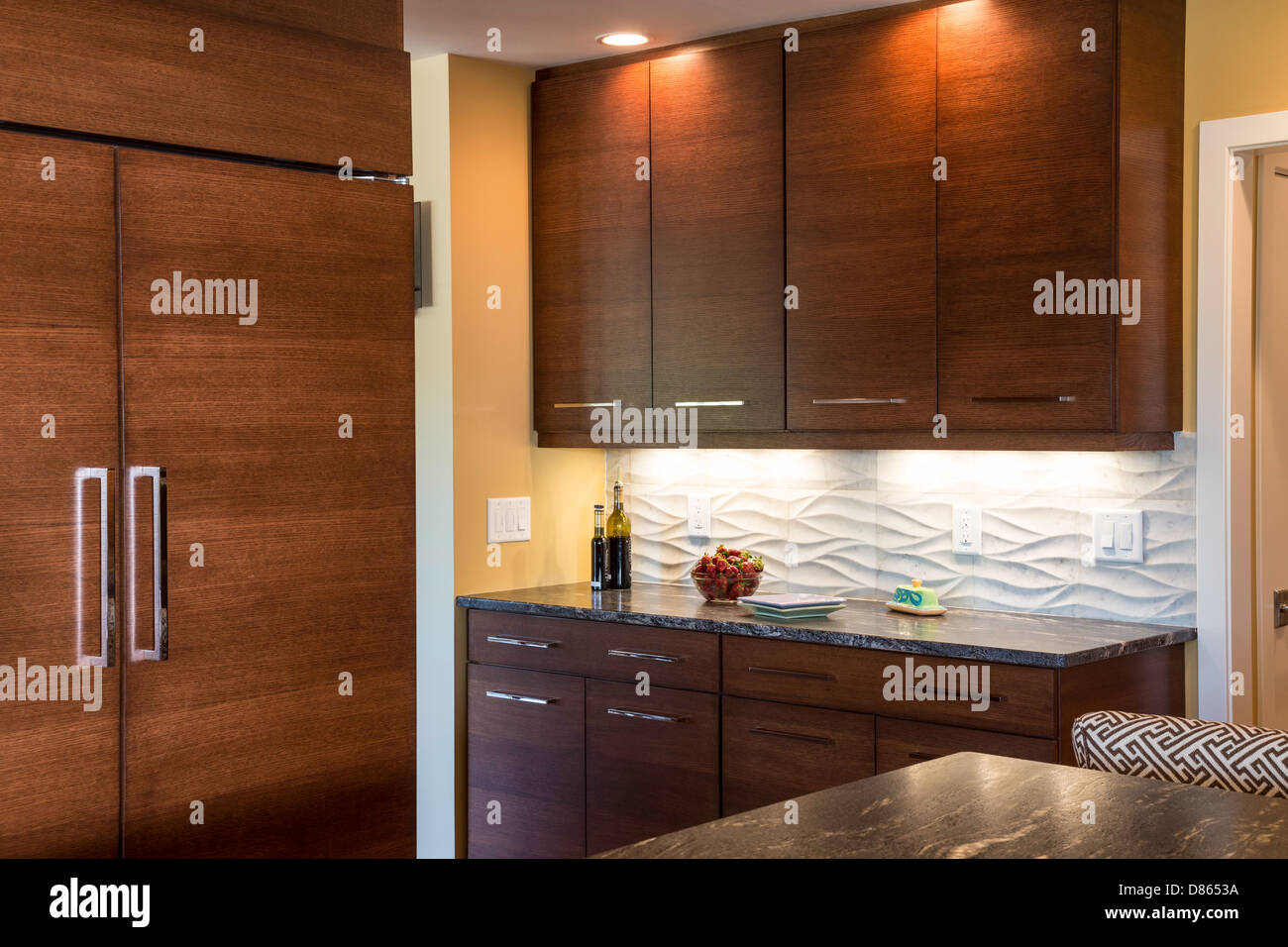Showcase Kitchen Interior, USA 2013 Stock Photo - Alamy