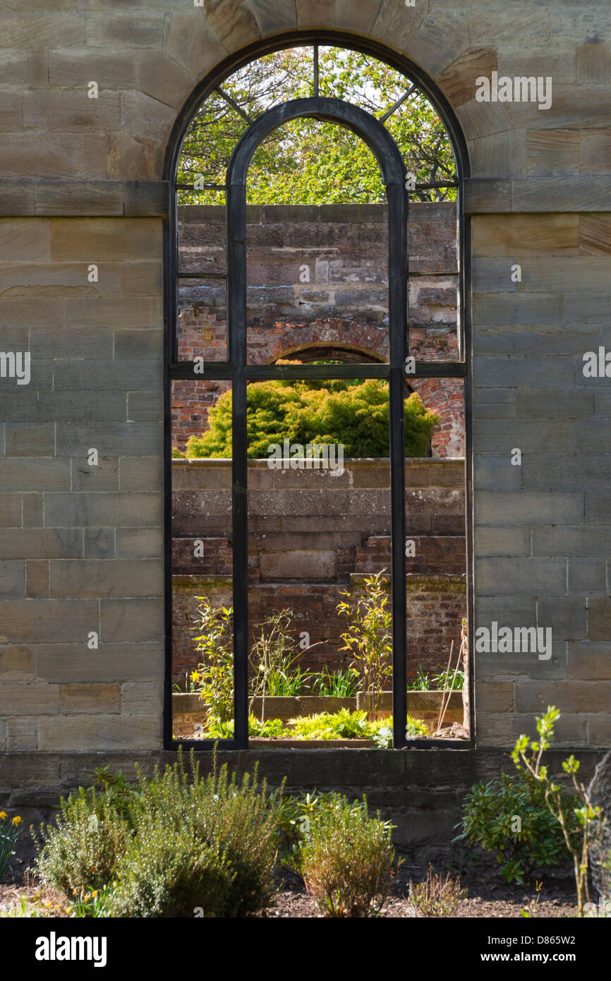 The remains of the Stone Orangery at the Gibside House Estate ...