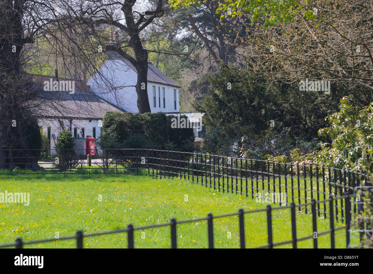 Country buildings on the Gibside Hall Estate, Northumberland. National ...