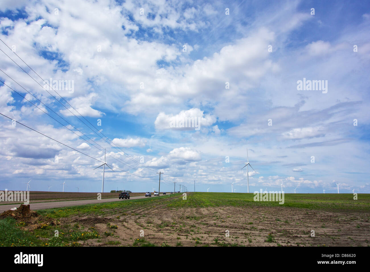 Highway and wind farm hi-res stock photography and images - Alamy