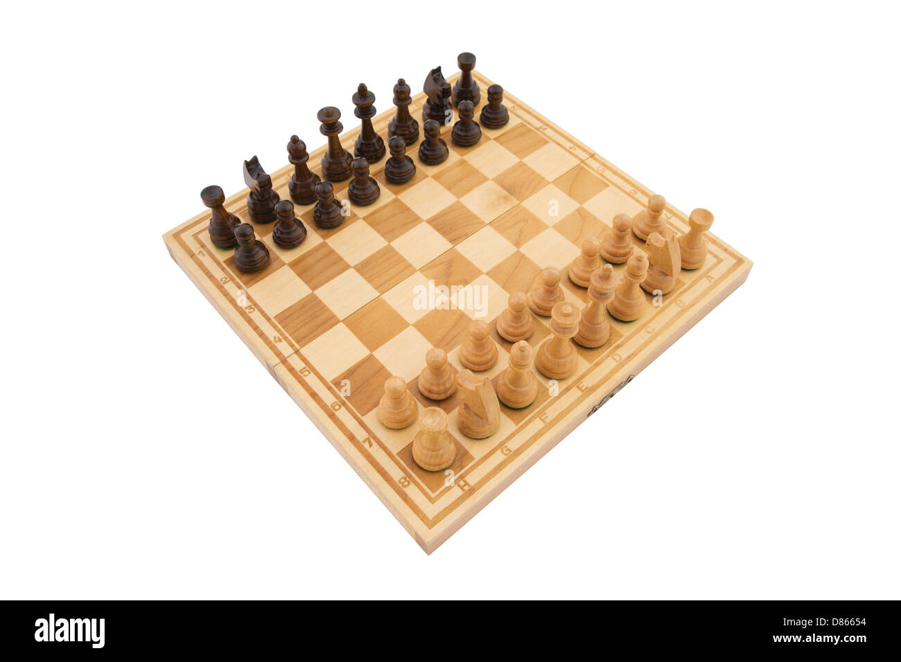 Chess isolated on white background Stock Photo - Alamy