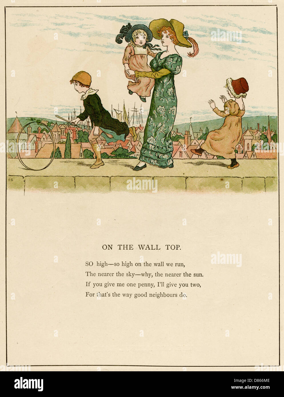 On the Wall Top Stock Photo - Alamy