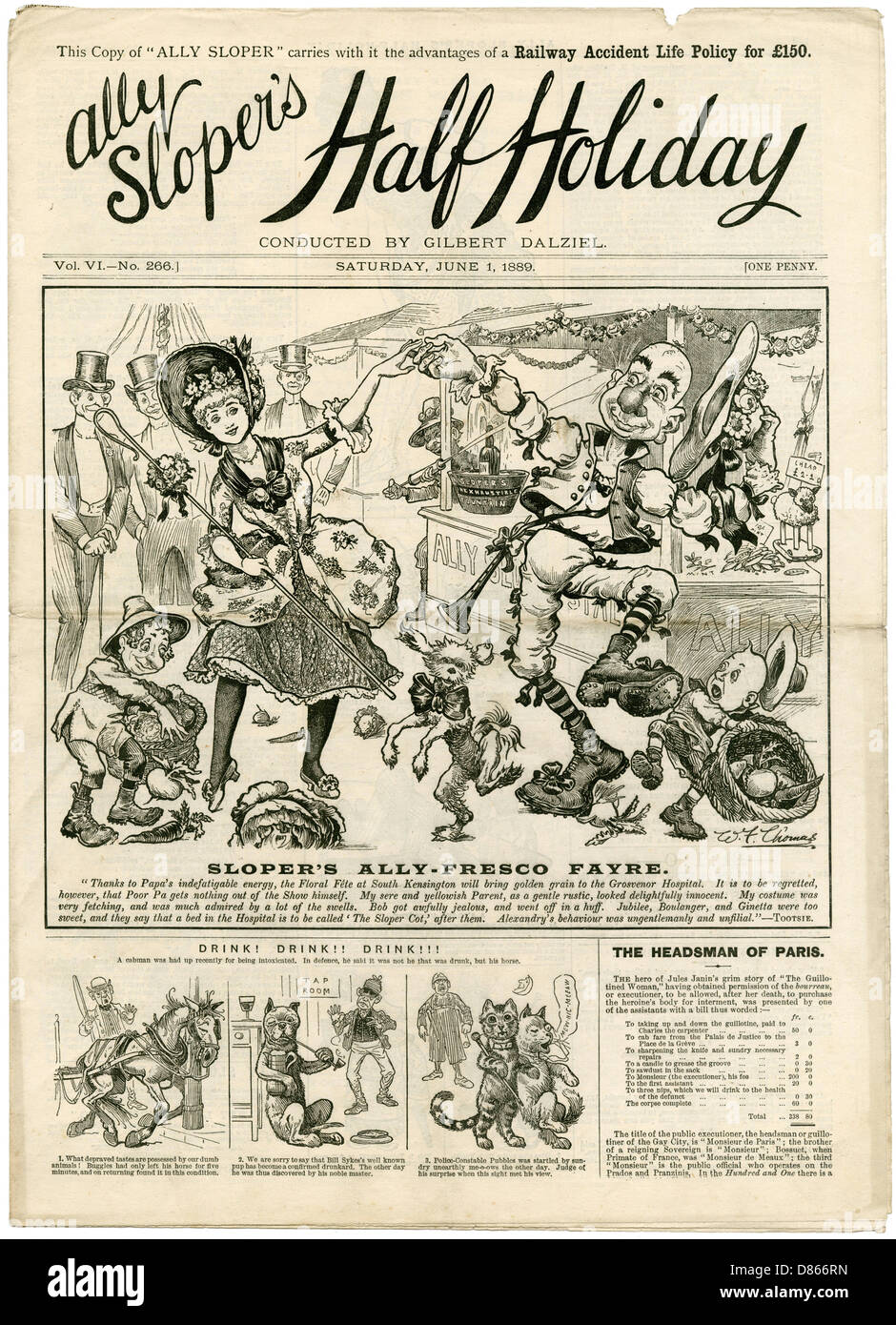 Ally Fresco Fayre Ally Sloper Stock Photo - Alamy