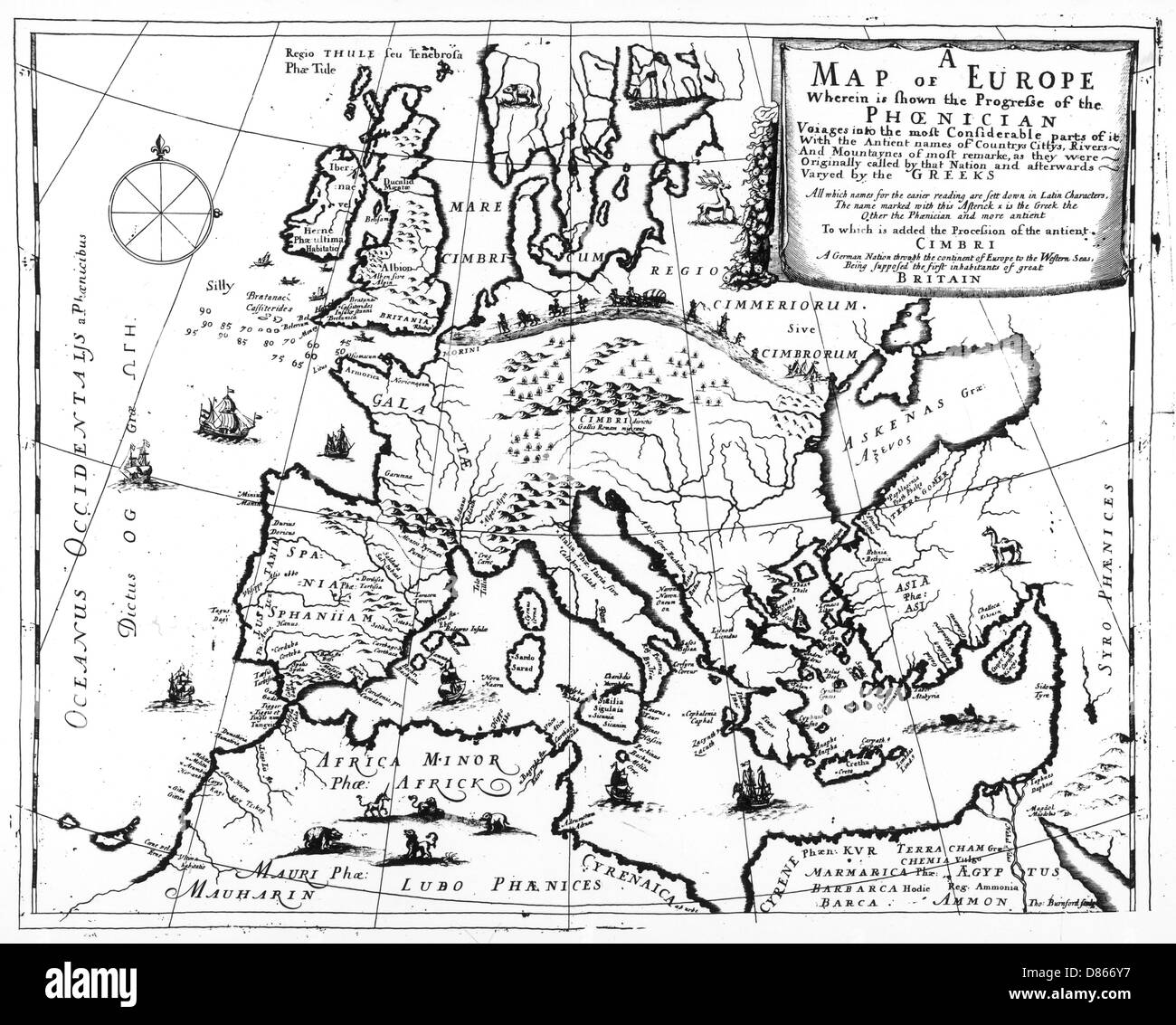 Europe africa map Black and White Stock Photos & Images - Alamy