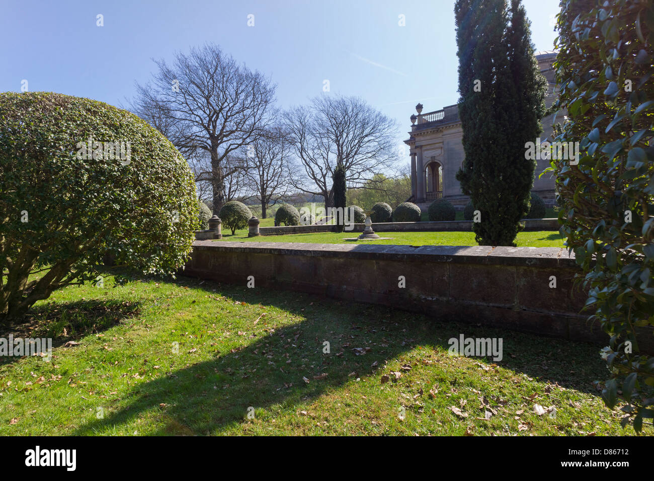 The gardens and Chapel of the Gibside Hall Estate in Northumberland ...