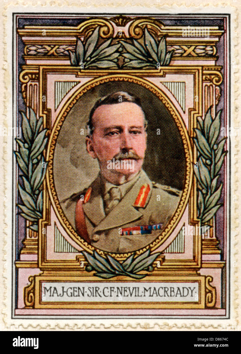General Macready / Stamp Stock Photo - Alamy