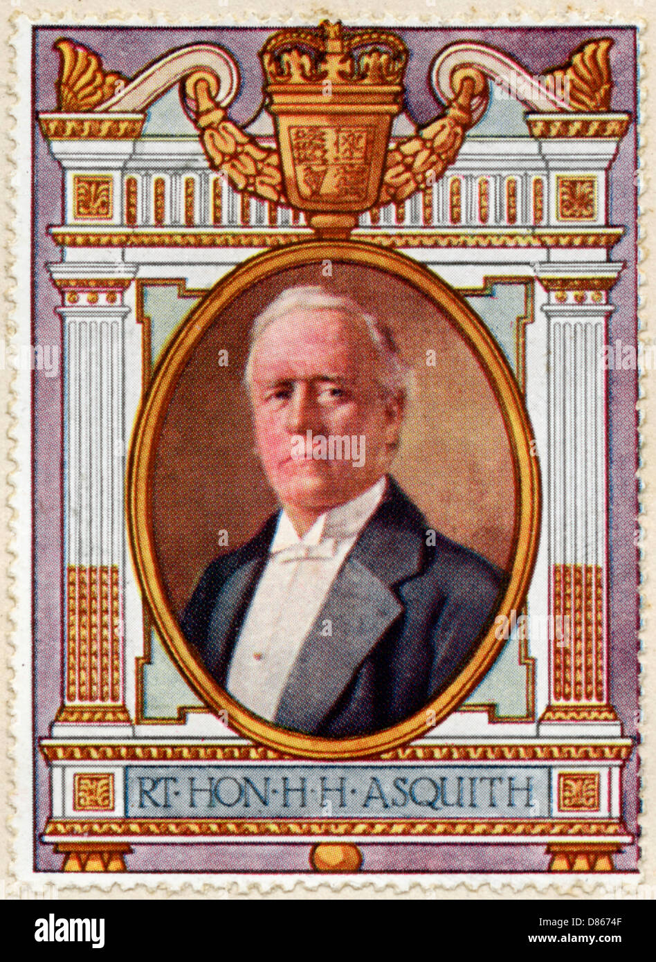 Herbert Henry Asquith / Stamp Stock Photo - Alamy