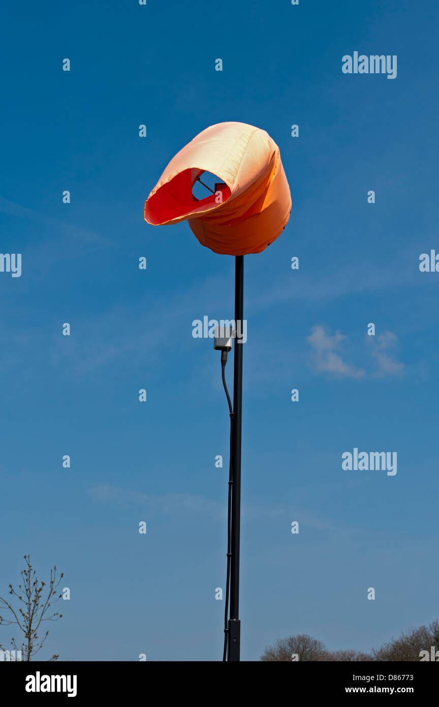 A windsock at a helicopter landing site Stock Photo - Alamy