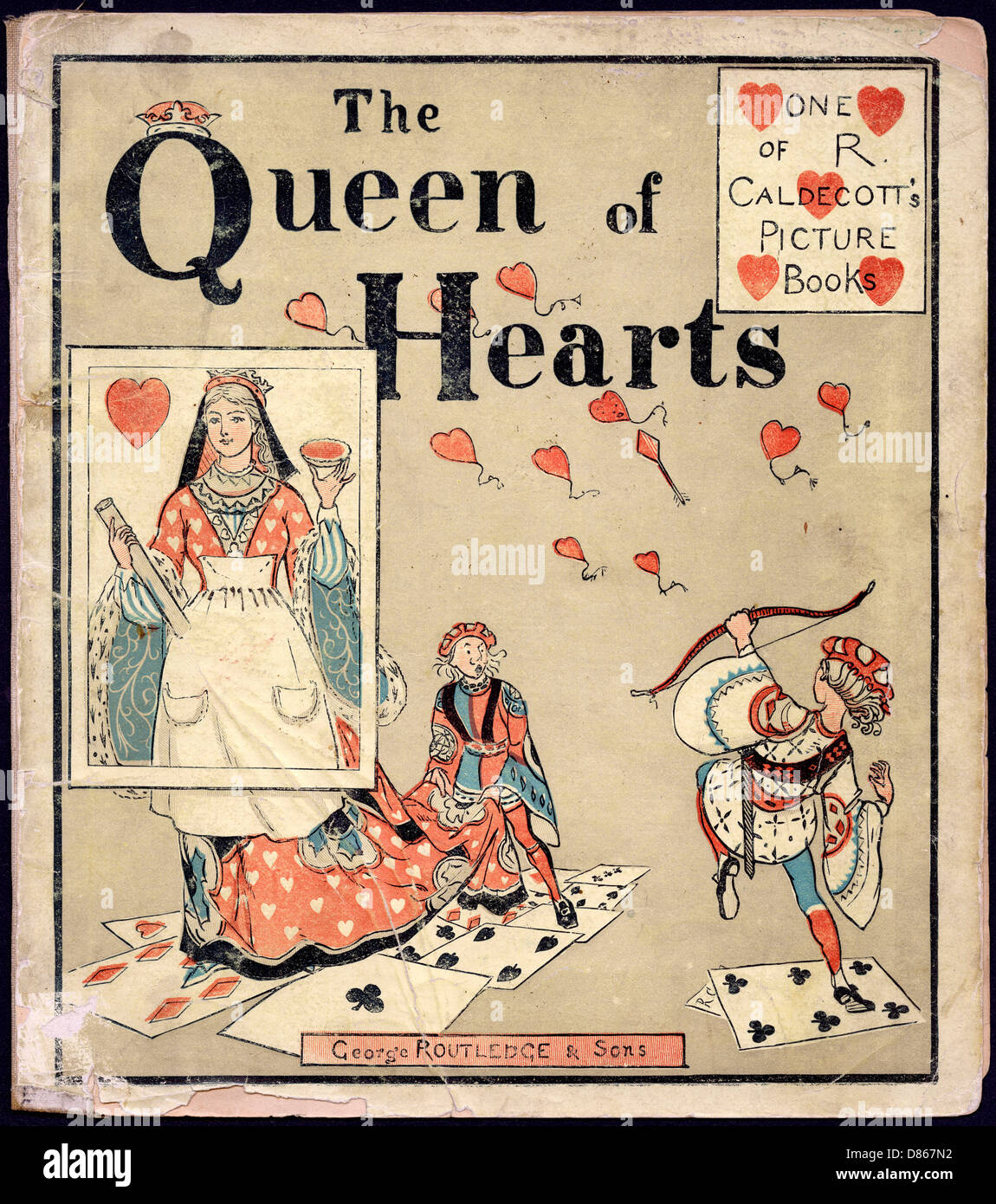 Nursery, rhyme, The Queen of Hearts, Caldecott Stock Photo - Alamy
