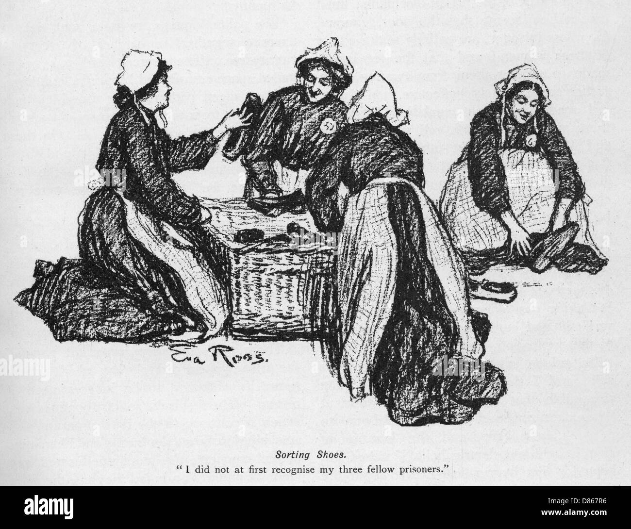 Suffragette inmates, Holloway Prison Stock Photo - Alamy