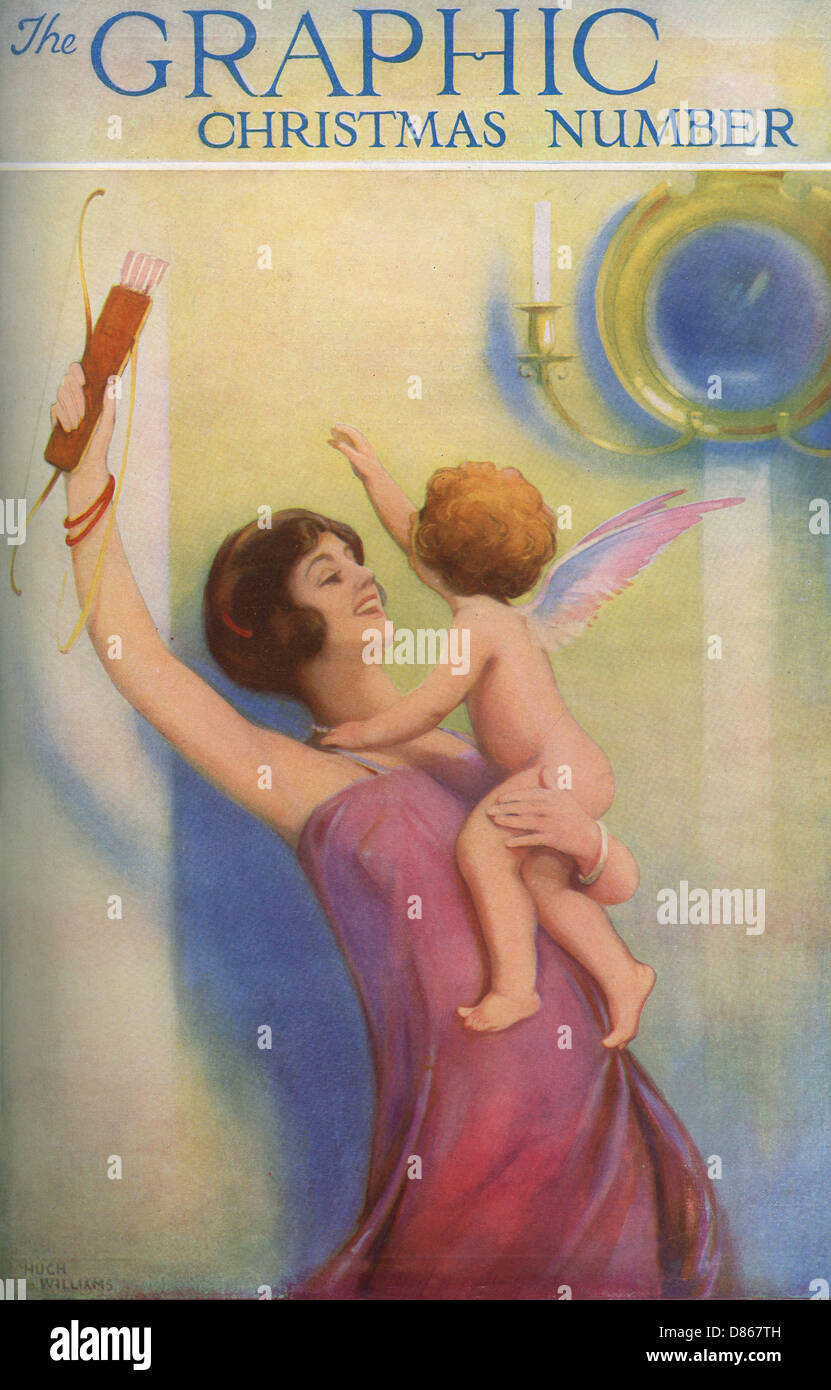 The Graphic Christmas Number 1925 front cover Stock Photo - Alamy