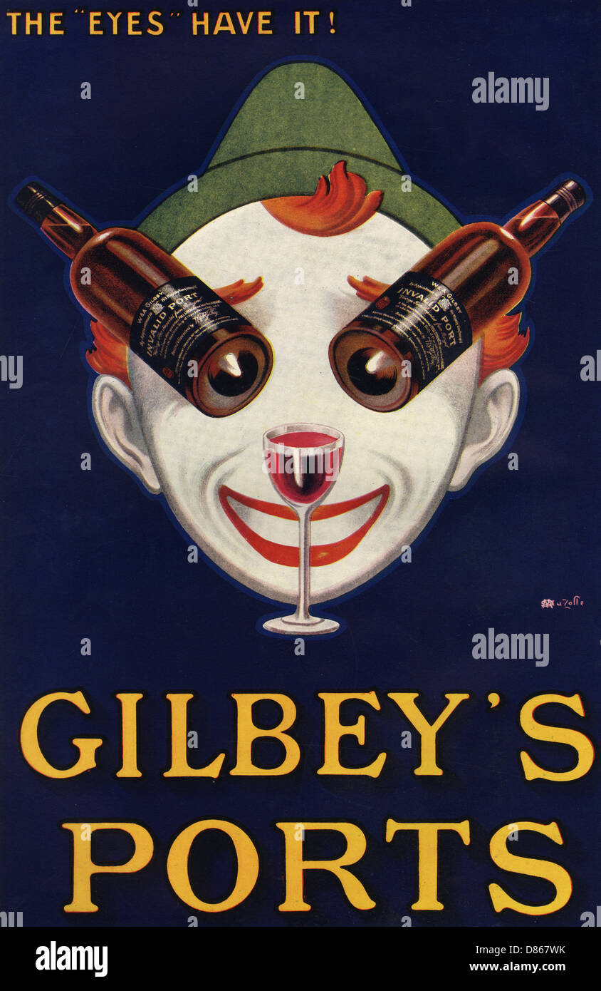 Gilbeys ads hi-res stock photography and images - Alamy