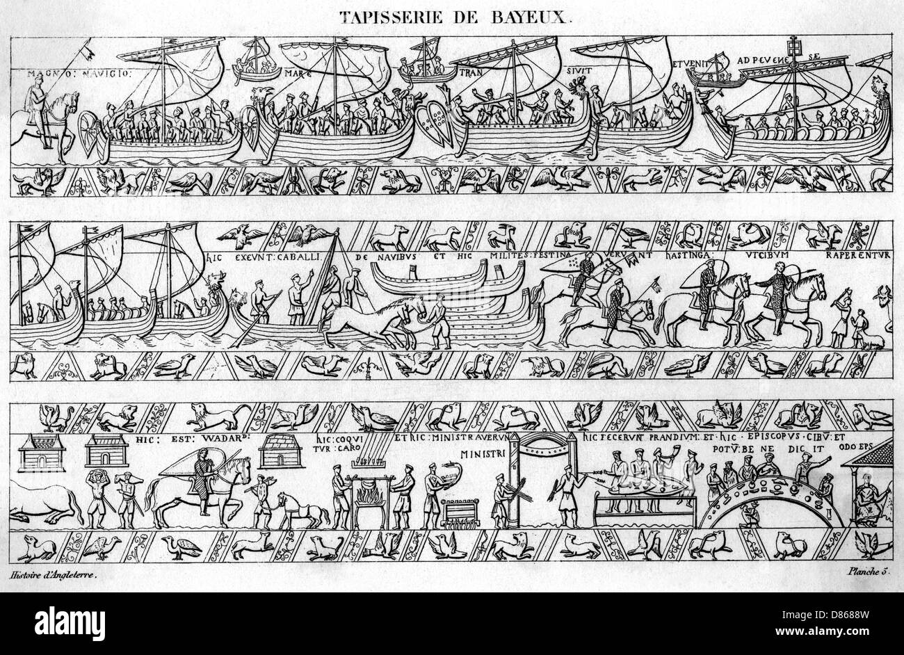 William the conqueror bayeux tapestry hi-res stock photography and ...