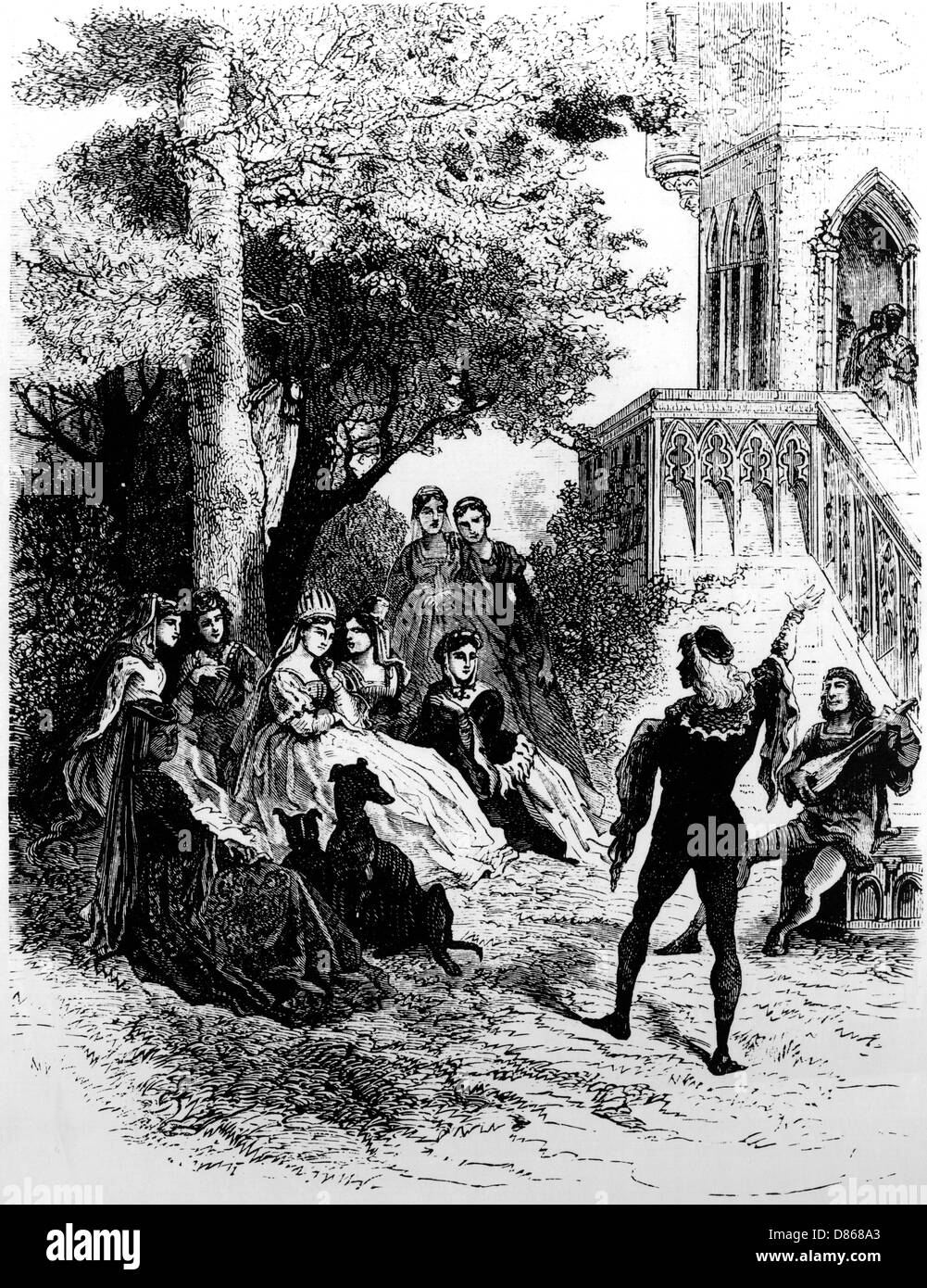 French singing Black and White Stock Photos & Images - Alamy