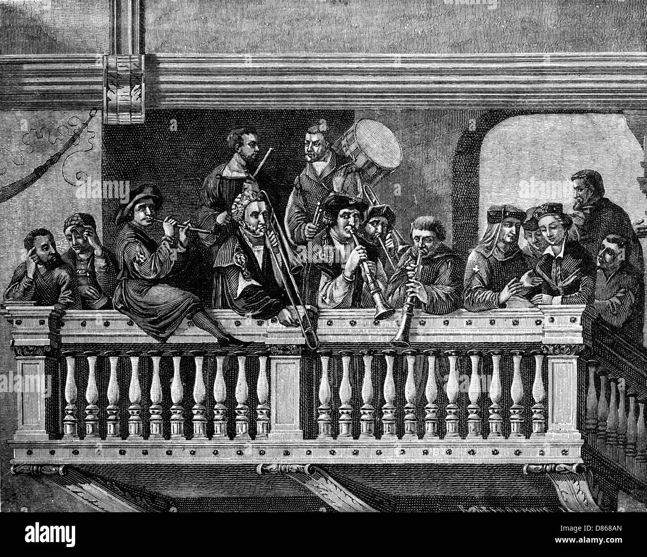 Minstrels gallery hi-res stock photography and images - Alamy