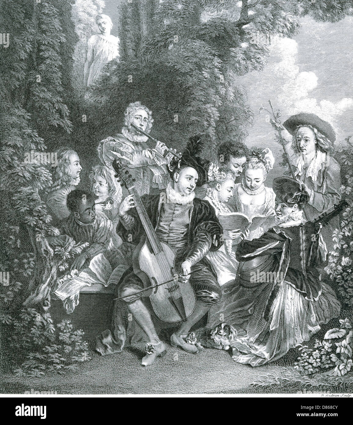 Le Concert Champetre Stock Photo - Alamy