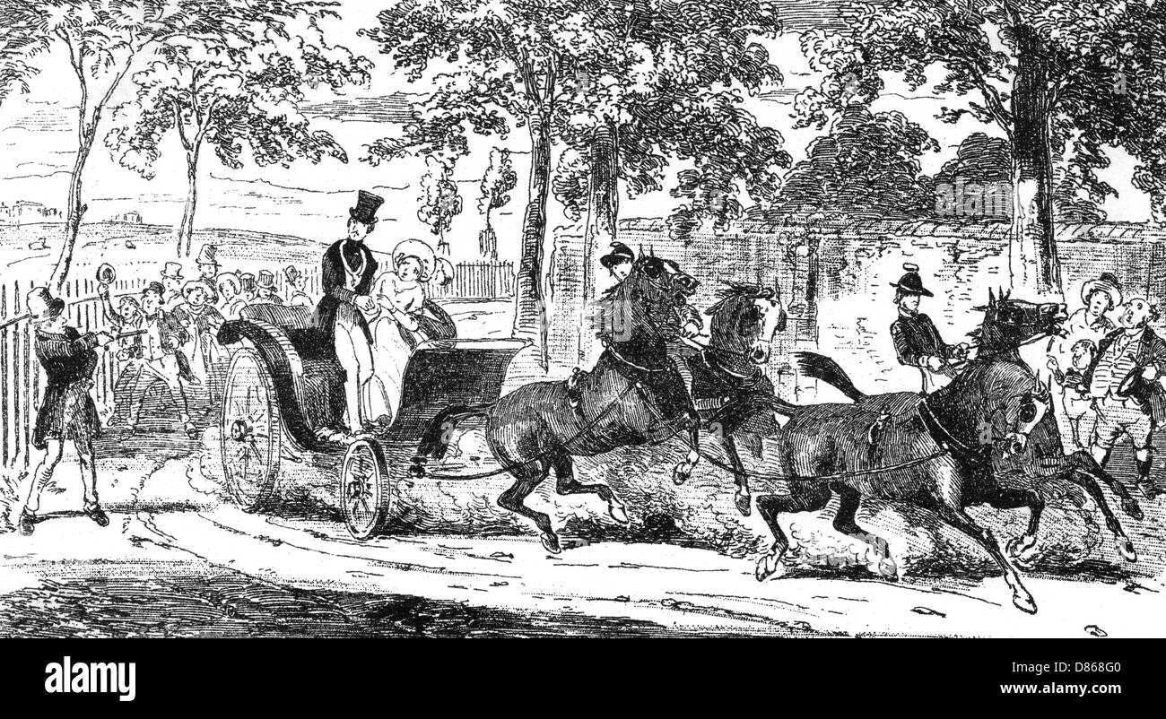 Assassination attempt on Queen Victoria Stock Photo - Alamy