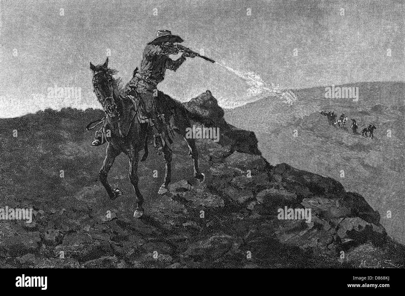 American wild west outlaw hi-res stock photography and images - Alamy