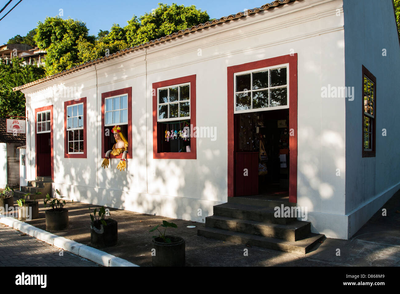 Colonial house where used to work the customs house, from 1854 to 1964 ...