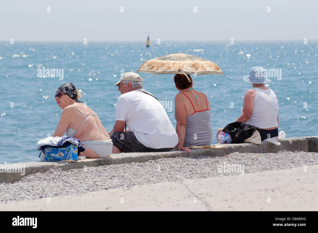 Beach, Yalta, Crimea, Ukraine, Eastern Europe Stock Photo: 56686940 - Alamy