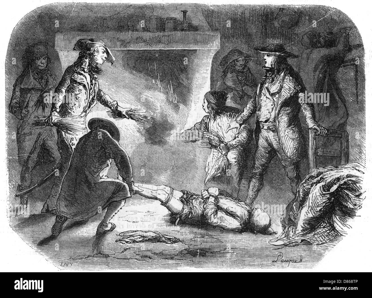 French bound Black and White Stock Photos & Images - Alamy