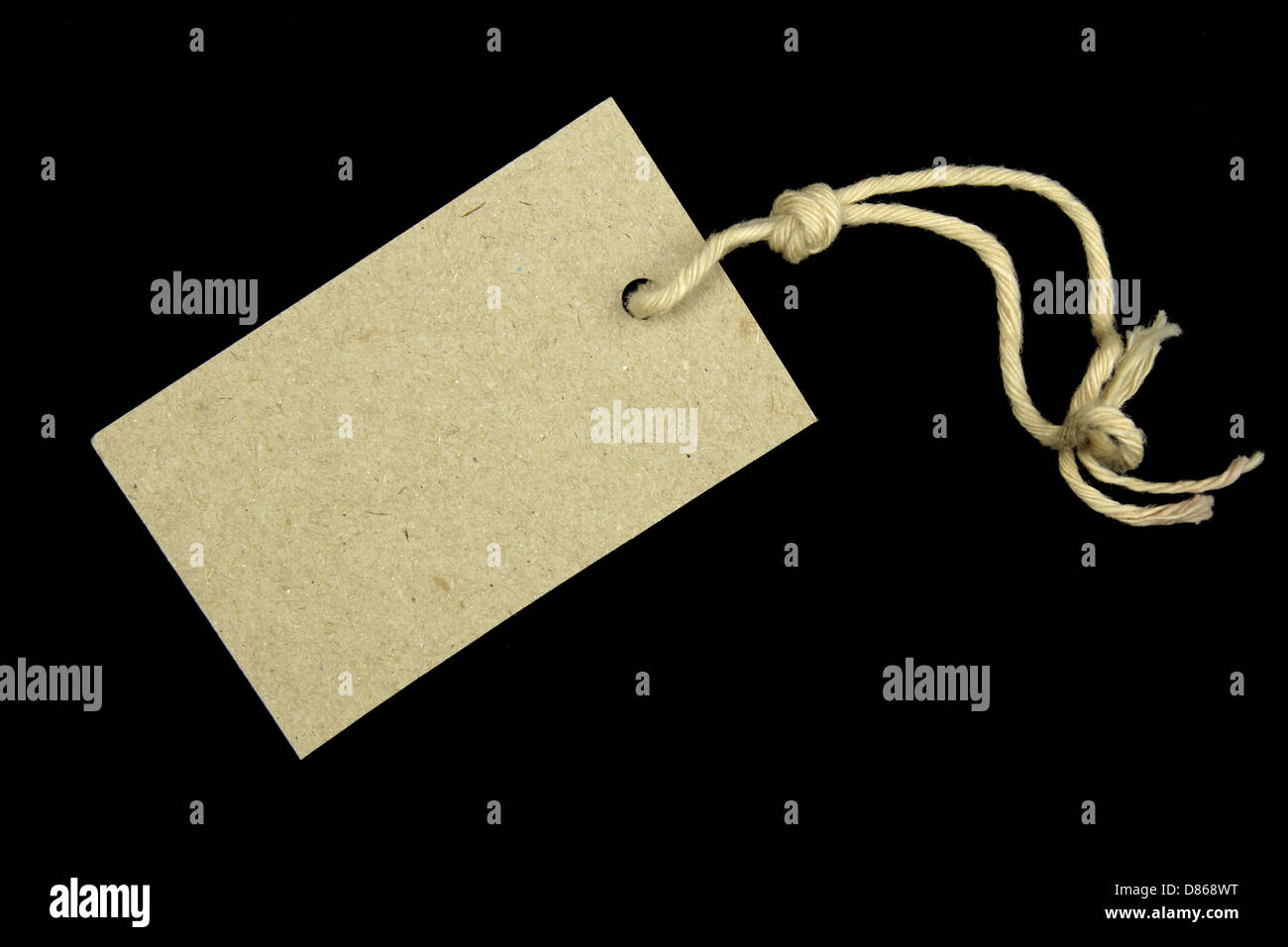 blank price label on black background Stock Photo - Alamy