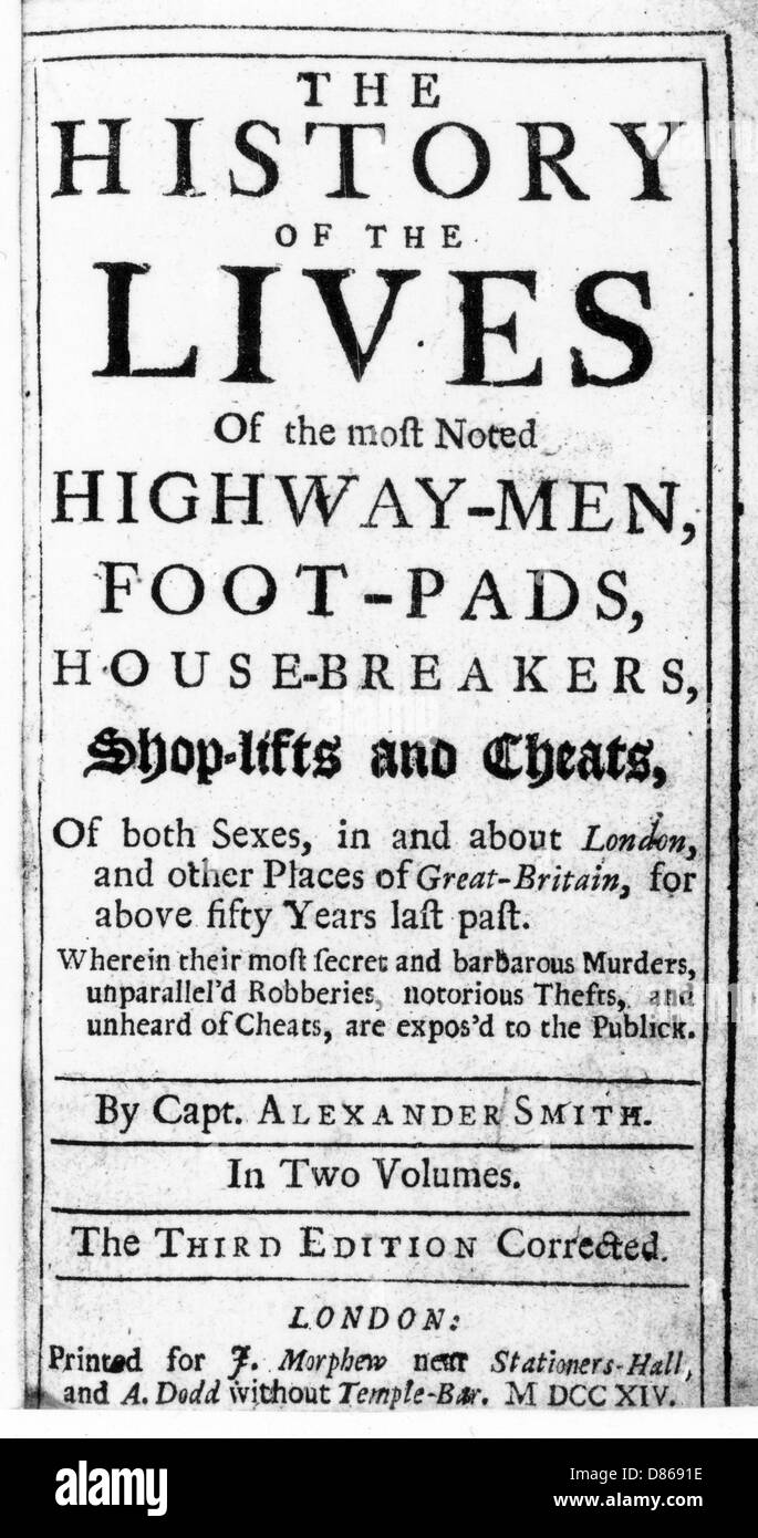 Title page of Smith's 'History' Stock Photo - Alamy